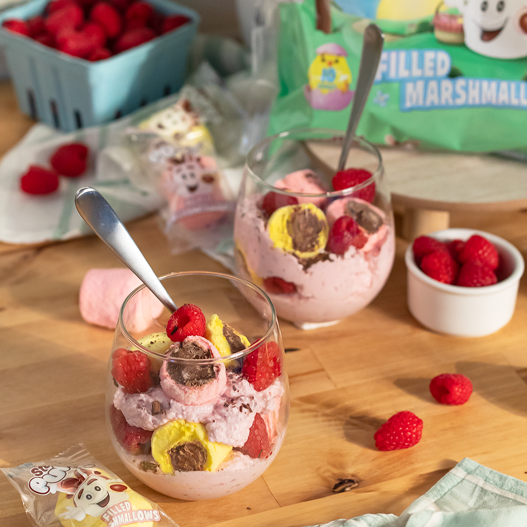 Chocolate Raspberry Ambrosia – Stuffed Puffs