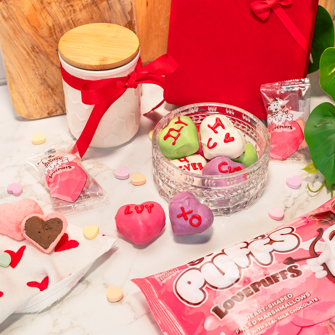 Love Puffs Conversation Hearts – Stuffed Puffs
