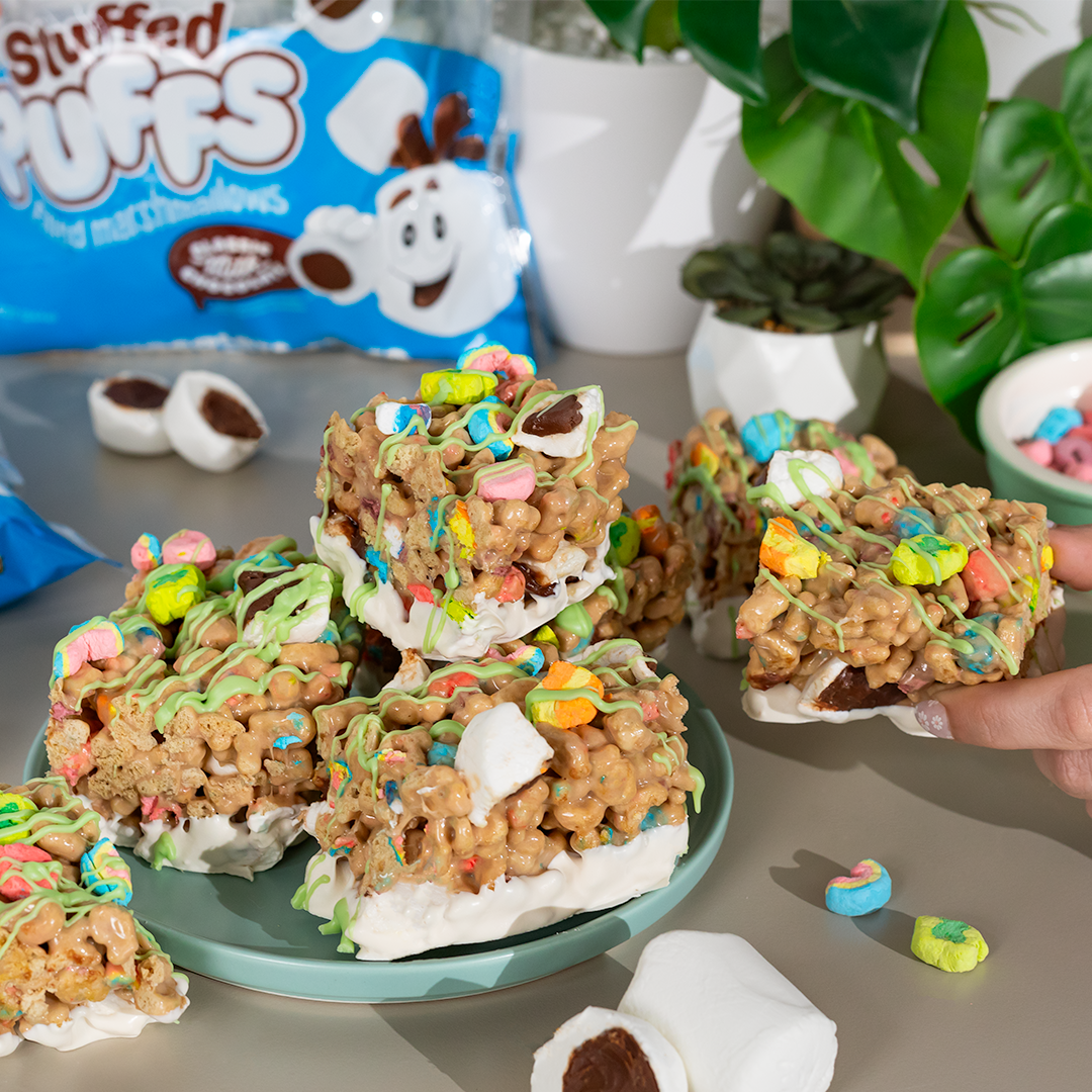 Leprechaun Treat Bars – Stuffed Puffs