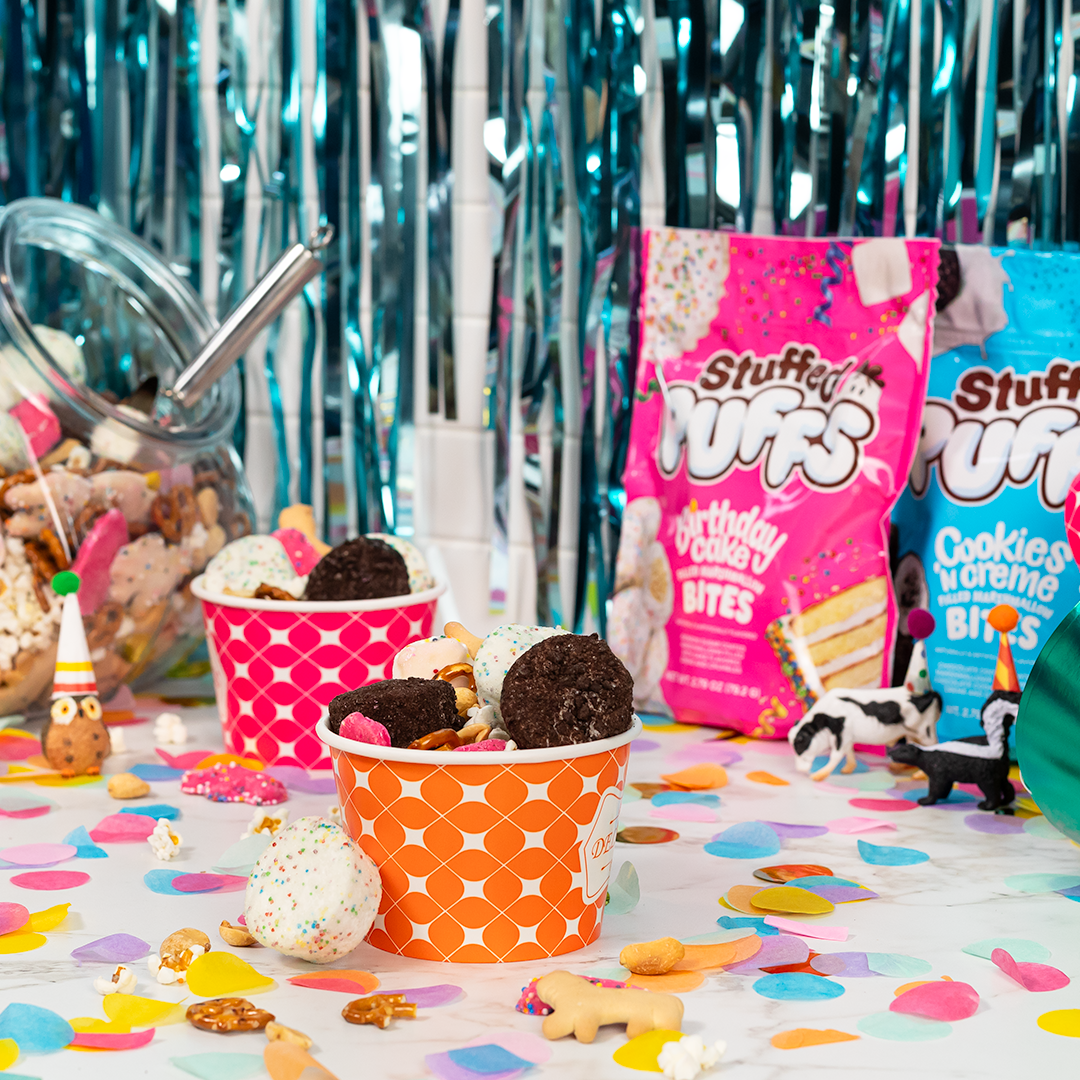 Party Animal Snack Mix – Stuffed Puffs