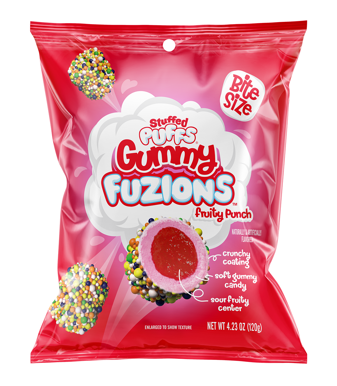 Fruity Punch Gummy Fuzions – Stuffed Puffs