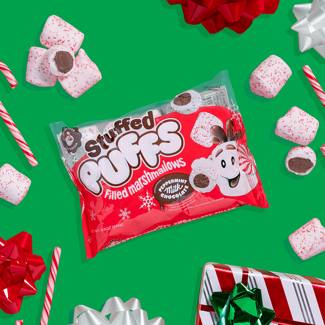 Peppermint Milk Chocolate – Stuffed Puffs